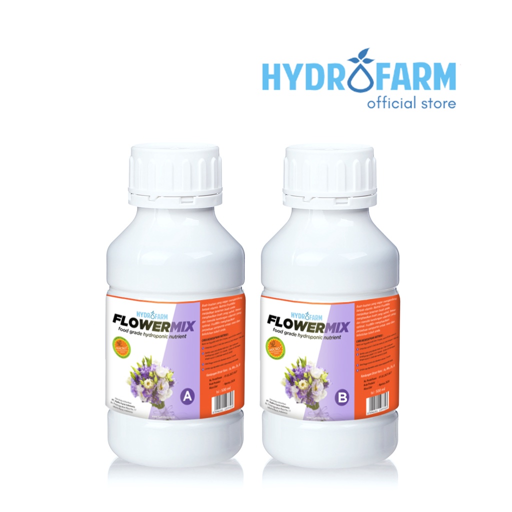 Jual Hydrofarm - Nutrisi Hidroponik Bunga FlowerMix AB (500ml) | Shopee Indonesia