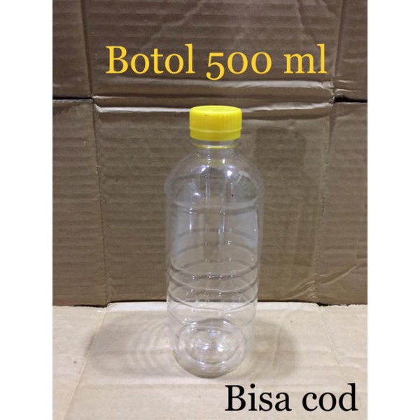 Jual Botol 500 ml / botol pet 500 ml / botol | Shopee Indonesia