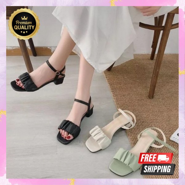 Jual Heels Wanita Terbaru Haihils Sendal Heels Remaja Kekinian Heels ...