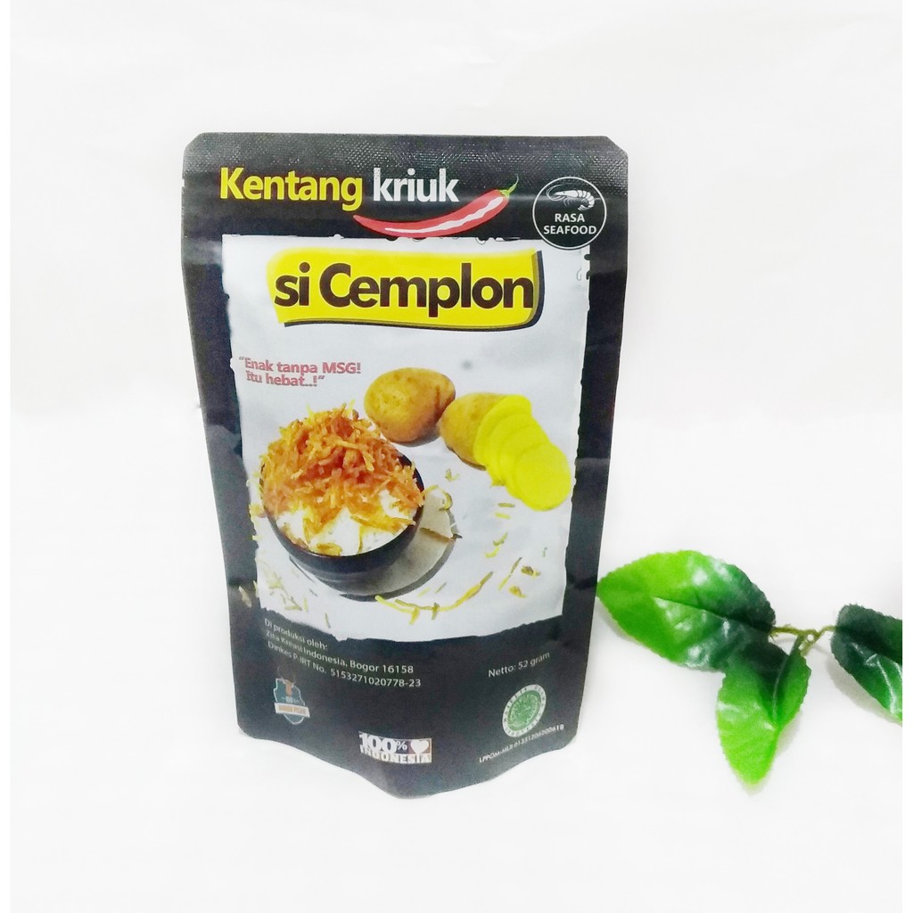 Jual si Cemplon Kriuk Kentang Seafood Non MSG 52g | Shopee Indonesia