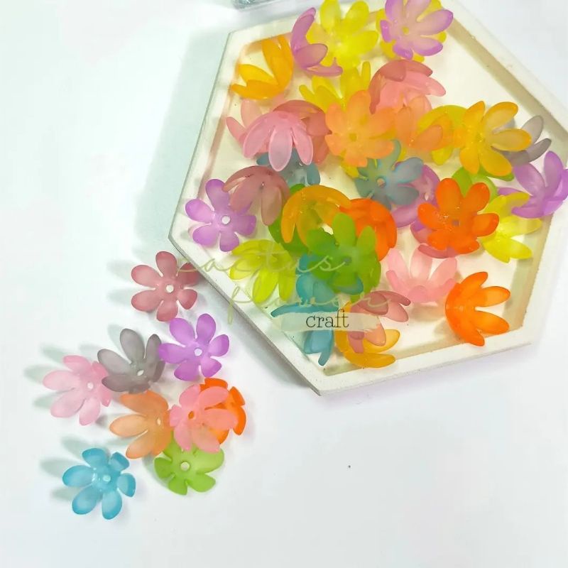 Jual Mote Manik manik Bunga KELOPAK Cangkang ICE FROZEN | Shopee Indonesia