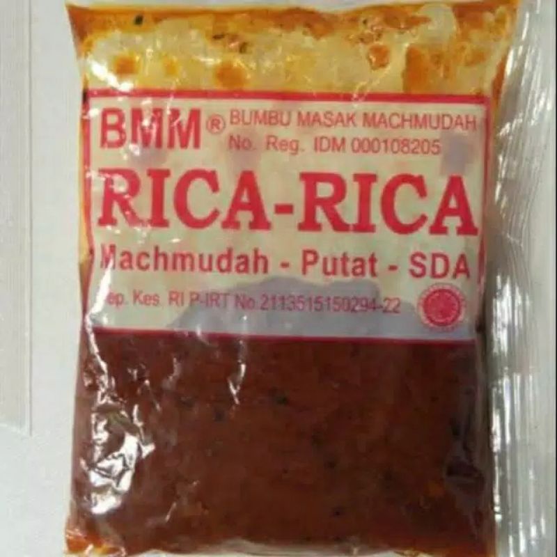 Jual Bumbu Masak Machmudah "BMM" Mahmuda Mahmudah Rica - Rica | Shopee ...
