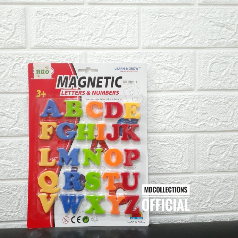 Jual Mainan Huruf Alphabet Abjad dan Angka Magnet | Shopee Indonesia