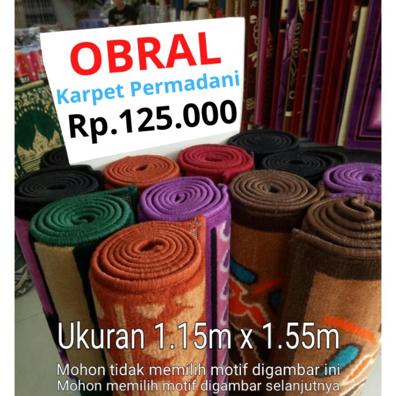 Jual Karpet Permadani Ukuran Mini / 115 x 155 cm | Shopee Indonesia