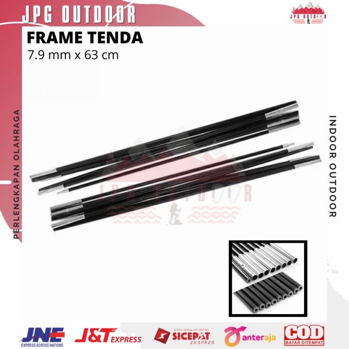 Jual Frame Tiang Tenda Camping Fiber 7.9 mm x 60 cm | Shopee Indonesia