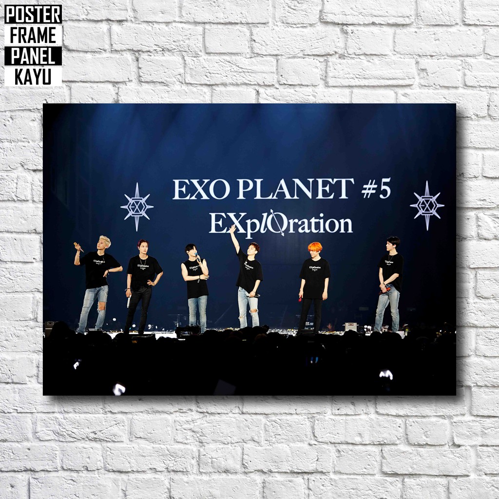 Jual Poster EXO Frame Kayu Silid A4 EXO044 | Shopee Indonesia