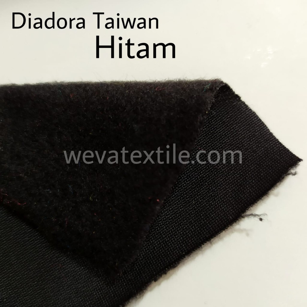 Jual Bahan Kain Diadora Taiwan Kain Jaket & Celana Olahraga Hitam ...