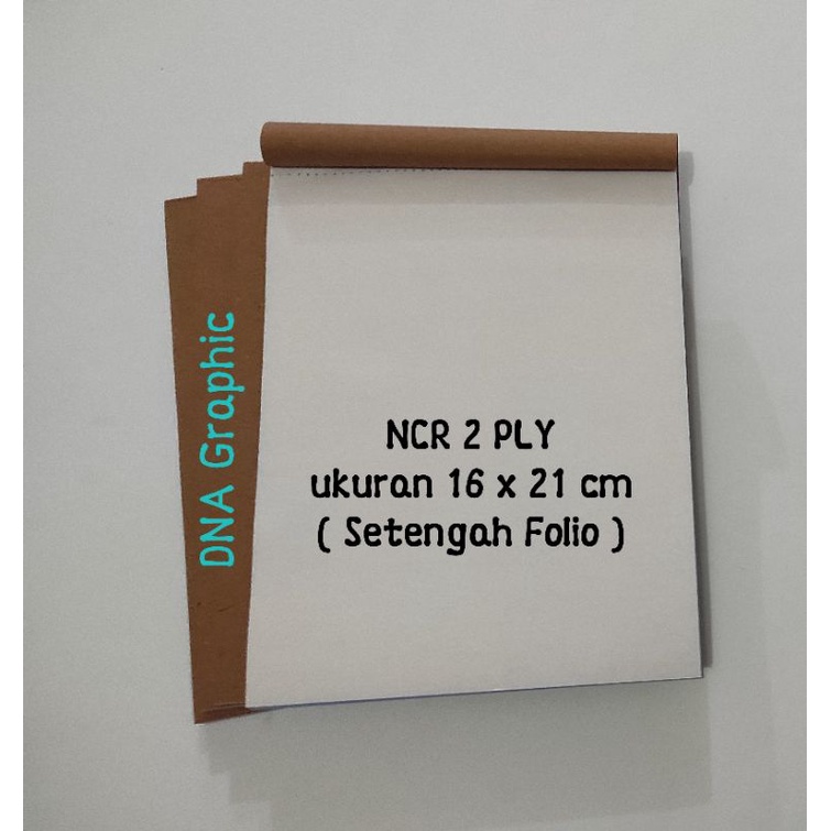 Jual Nota 2 ply Kosongan NCR setengah folio | Shopee Indonesia