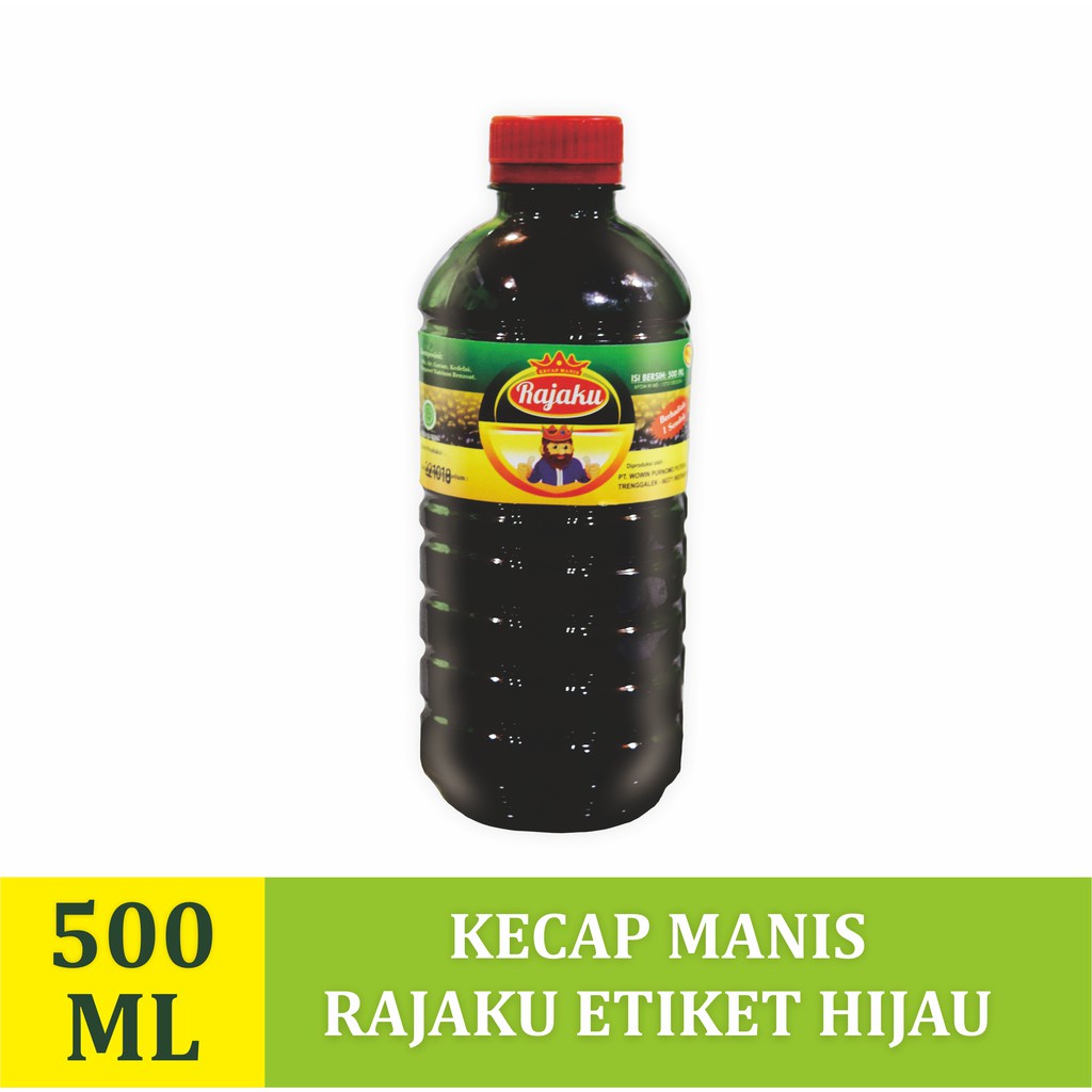 Jual Kecap Manis Rajaku Hijau Botol 500 ML | Shopee Indonesia