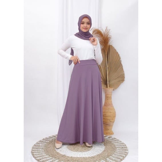Jual Rok Payung Panjang Wanita Rok Lebar Mrs4 | Shopee Indonesia