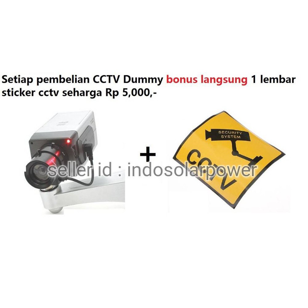 Jual Camera kamera CCTV Dummy fake palsu replika dengan sensor gerak ...