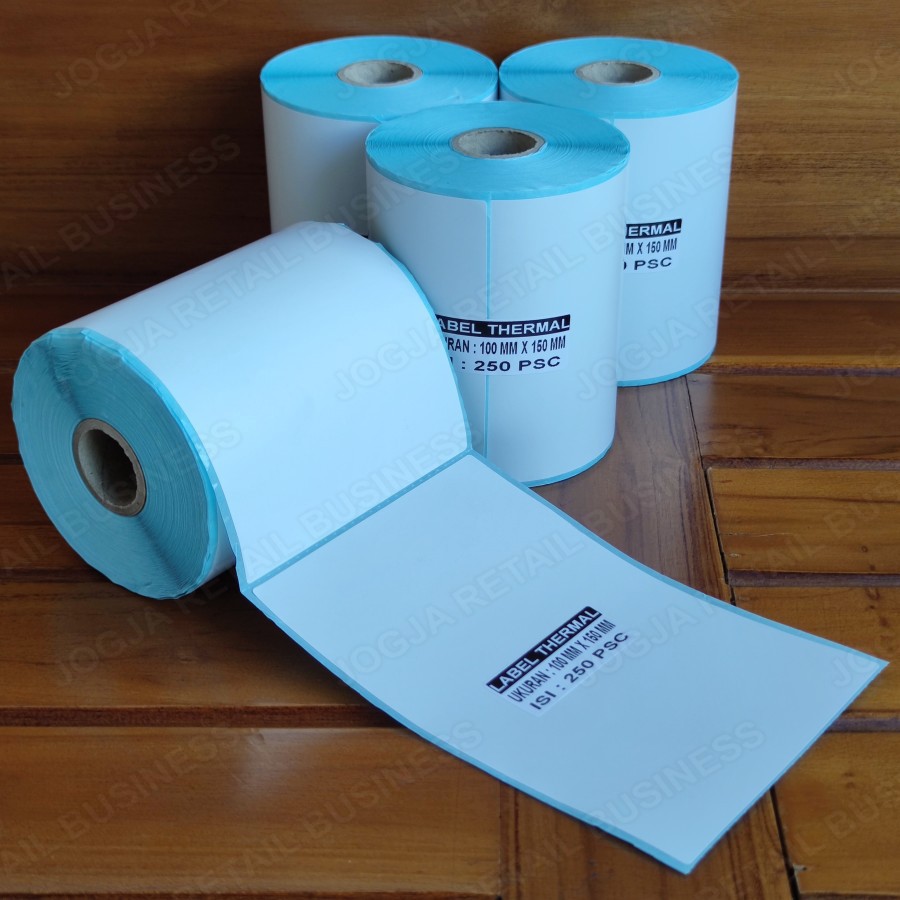 Jual Kertas Thermal / Thermal Label / Kertas Barcode 100 x 150 100 x ...