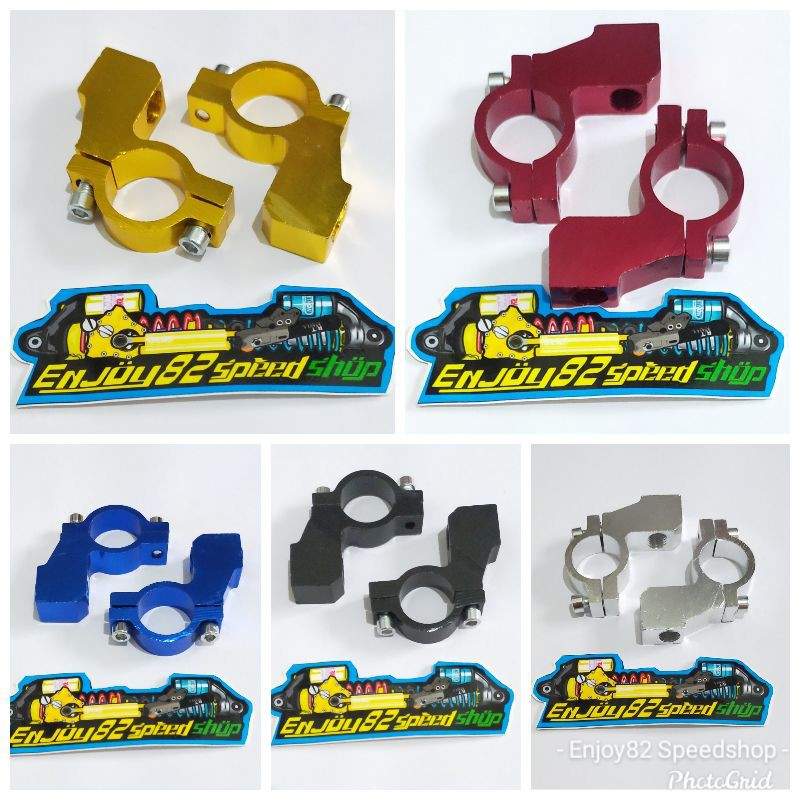 Jual Harga Sepasang Breket Spion Bracket Dudukan Spion Kiri kanan Cnc ...