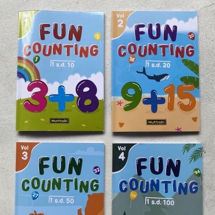 Jual Buku Fun Counting (Paket Bundling Vol 1, 2, 3, 4) | Shopee Indonesia