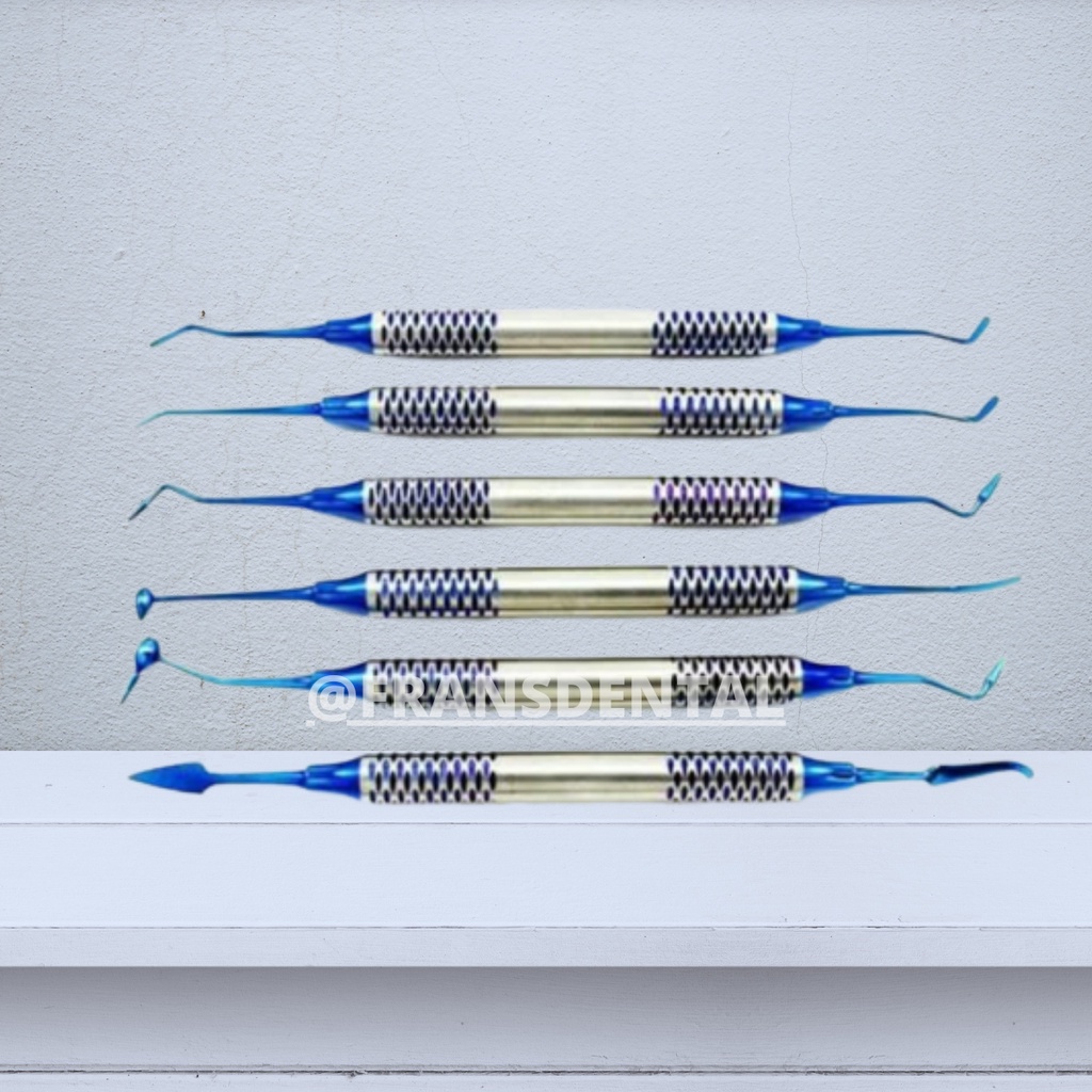 Jual Teflon Coated Plastic Filling Instrument Dental Restorative Kit ...