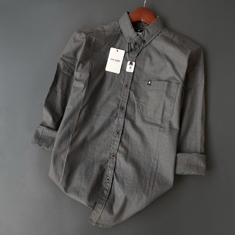 Jual KEMEJA POLOS PREMIUM KEMEJA POLOS LENGAN PANJANG KEMEJA PRIA ...