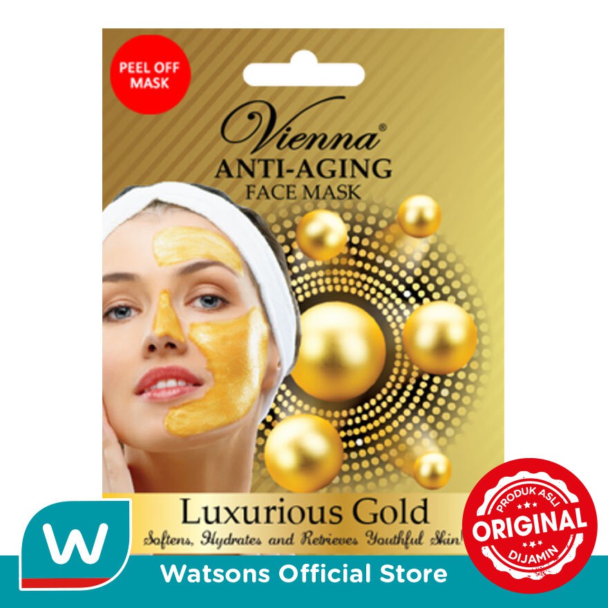 Jual Vienna Anti Aging Peel Off Face Mask Gold | Shopee Indonesia