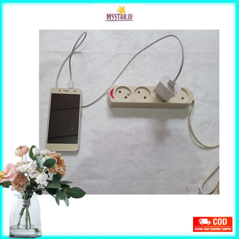 Jual TERMURAH DEXTA STOP kontak Gepeng 3 meter full kabel olor terminal ...