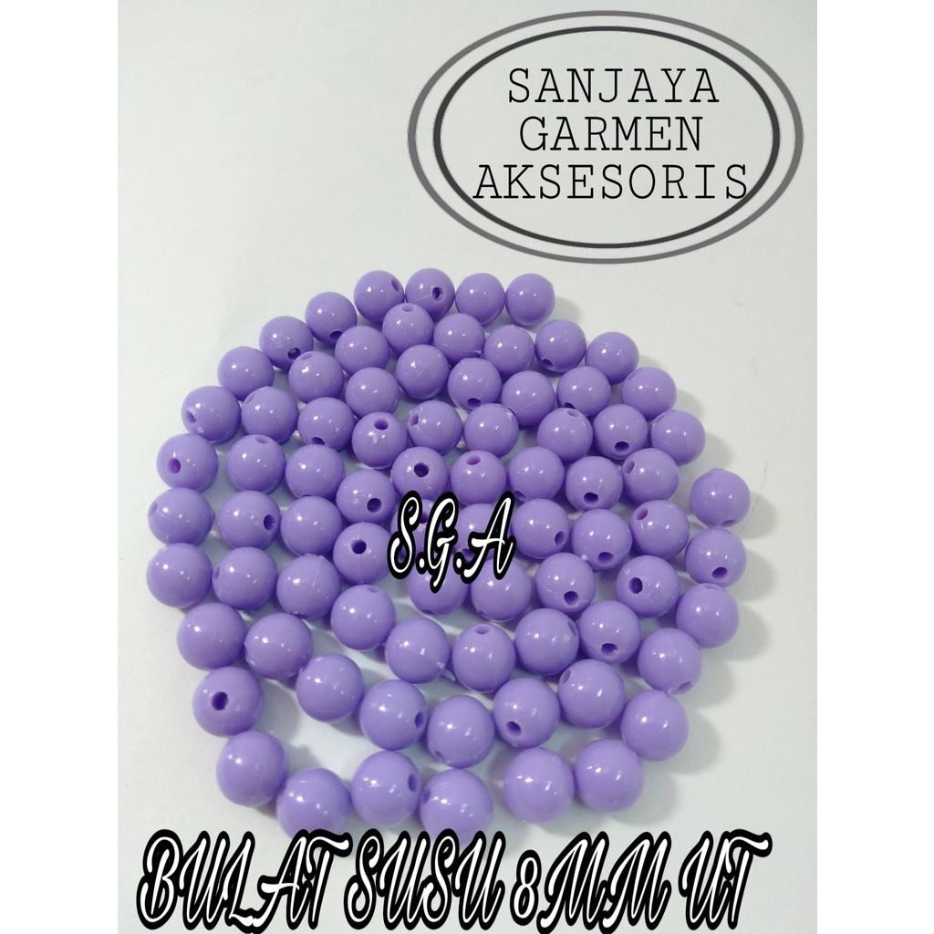 Jual Manik Bulat / Mote Susu / Manik Susu / Manik Susu Pastel / Mote Bulat / Manik Susu Bulat ...