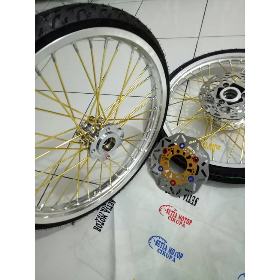Jual Velg Ninja R - Ninja Rr 1 Paket Tromol Velg Jari Jari Disc Ban ...