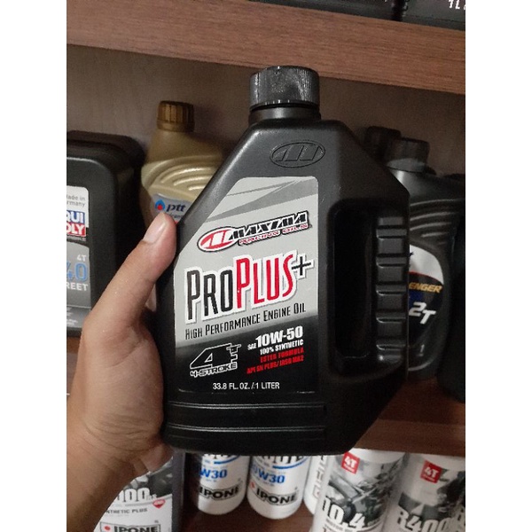 Jual Oli mesin Maxima Pro Plus 10w50 4T kemasan 1L | Shopee Indonesia