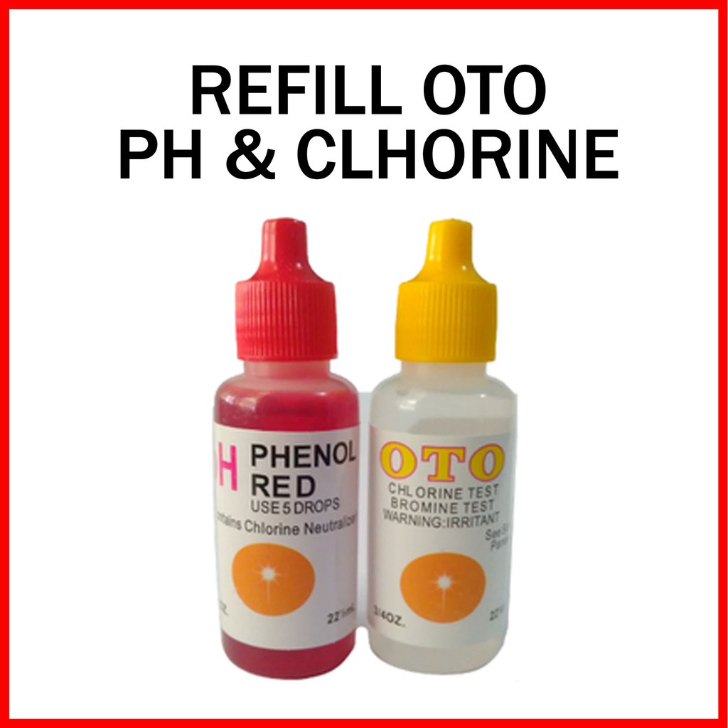 Jual Refill Oto Chlorine | Test Kit Oto phenol klorin Kolam Renang ...