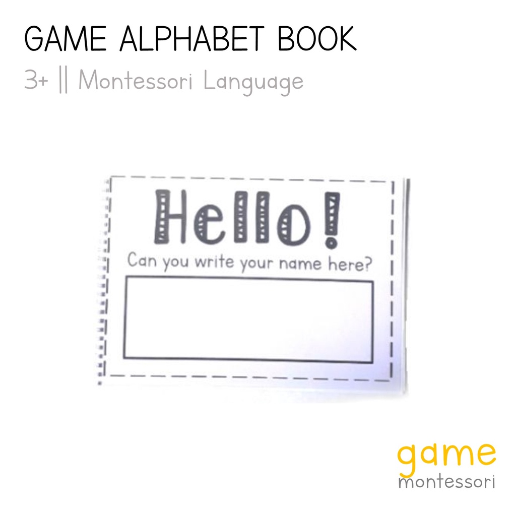 Jual Game Montessori Lowercase alphabet/ Phonics Book | Shopee Indonesia