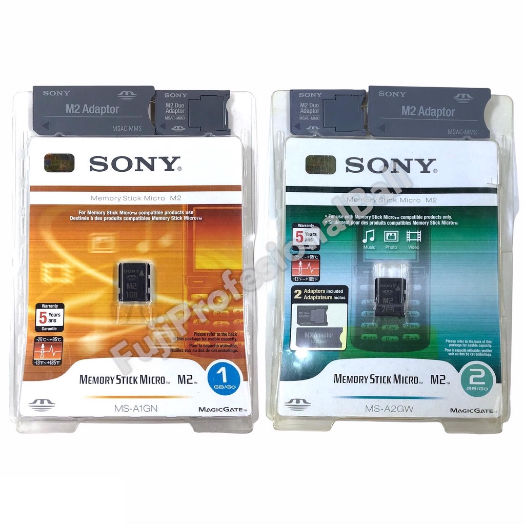 Jual SONY MEMORY STICK MICRO M2 BONUS ADAPTOR MEMORY STICK PRO DUO ...