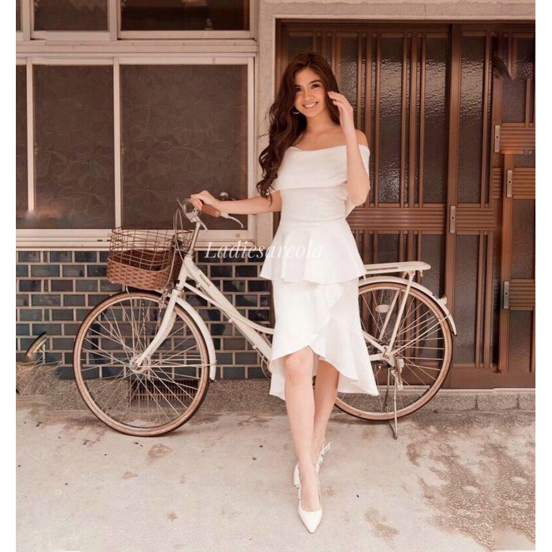 Jual Sabrina midi dress pesta dress pesta murah party dress gaun big ...