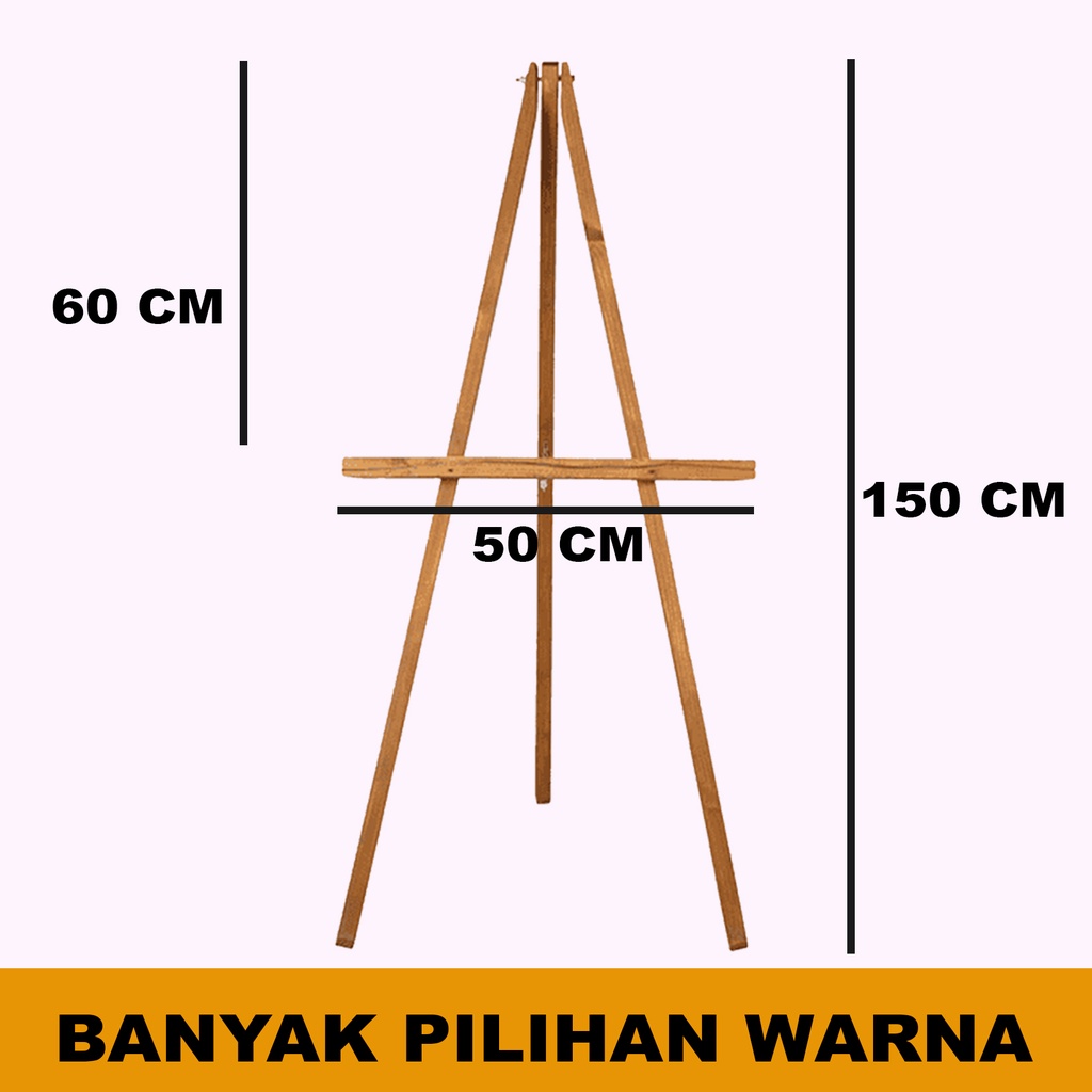 Jual STANDING KAYU/ standing akrilik / DUDUKAN FOTO / easel kayu ...