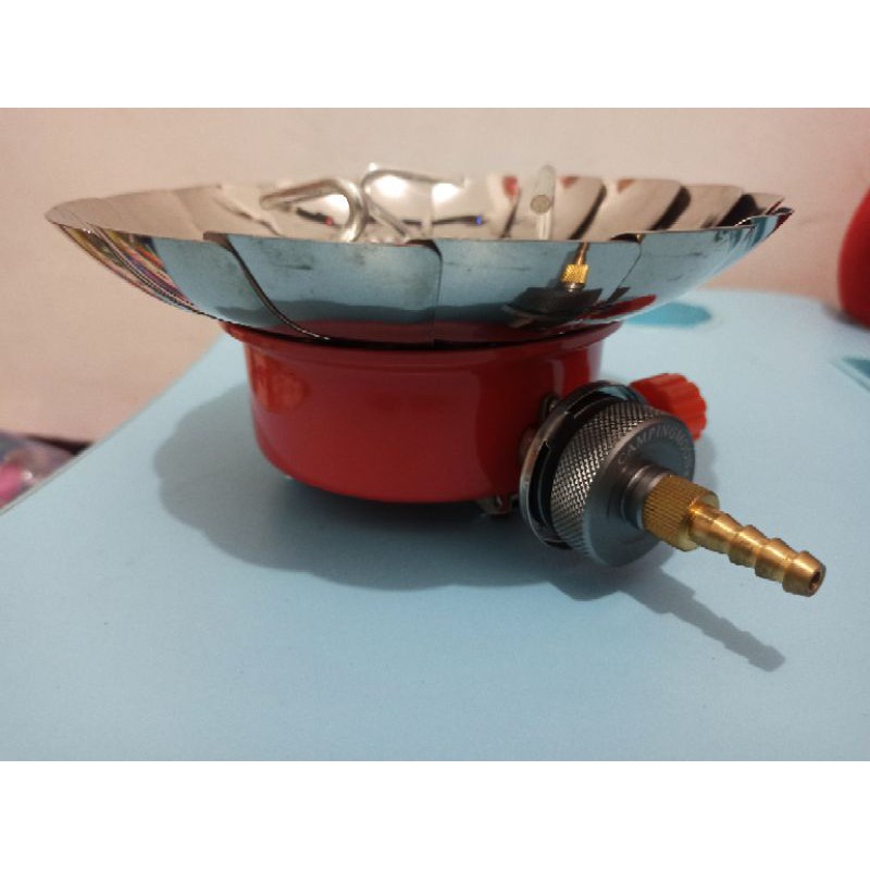 Jual [1 SET] Adaptor konverter kompor camping portabel gas kaleng ke ...