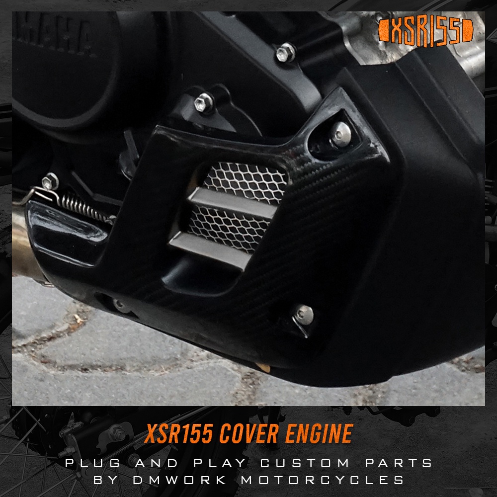 Jual XSR 155 Cover Mesin (PENUTUP MESIN) / Pelindung Mesin Motor ...