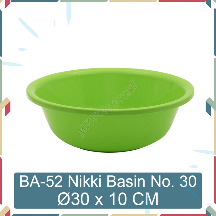 Jual MICTON Lion Star Basic Home BA-52 Nikki Basin No. 30 Baskom ...