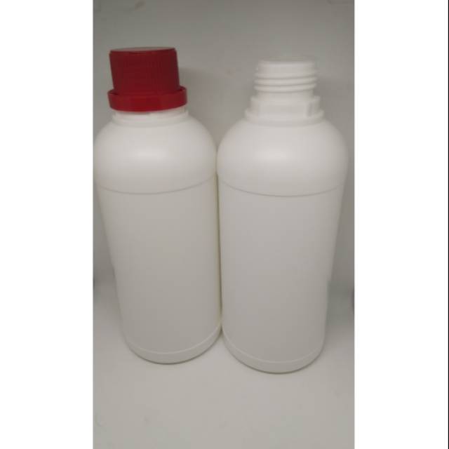 Jual Botol Plastik HDPE Labor 500ml / Botol Agro 500 ml / Botol Pupuk 500ml - Tutup Segel ...