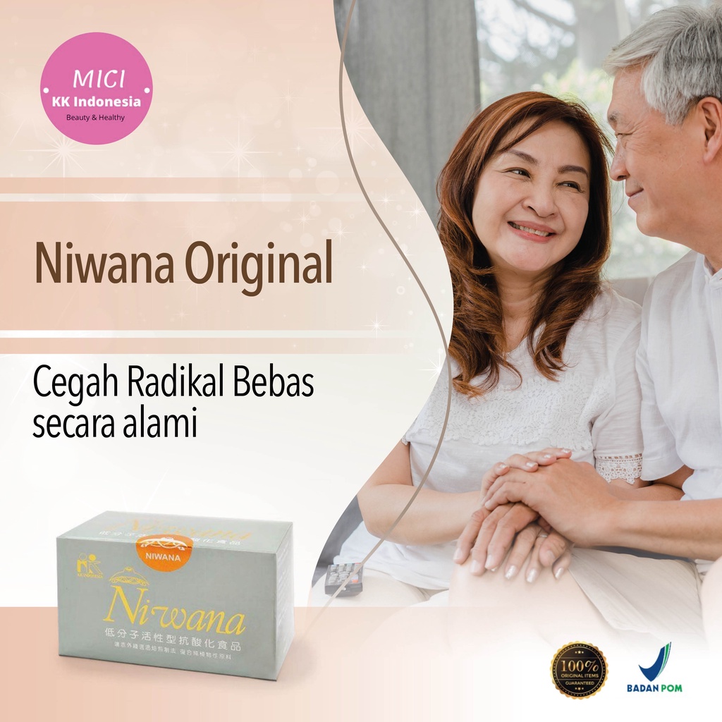 Jual Niwana SOD Superoxide Dismutase Antioksidan Mencegah Radikal Bebas ...