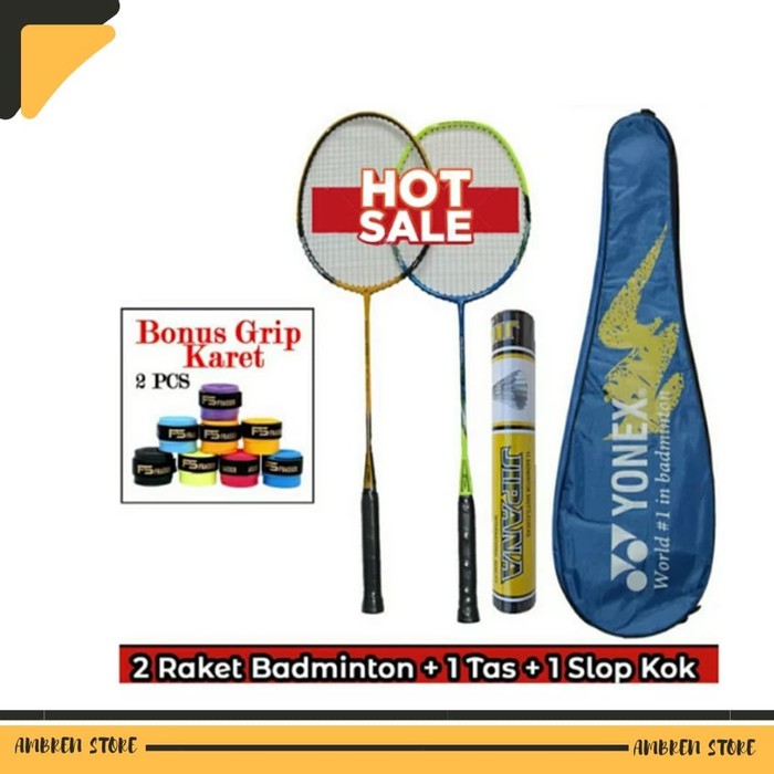 Jual Langsung Order Raket Badminton Set Lengkap - 2 Raket 1 Tas 1 Slop ...