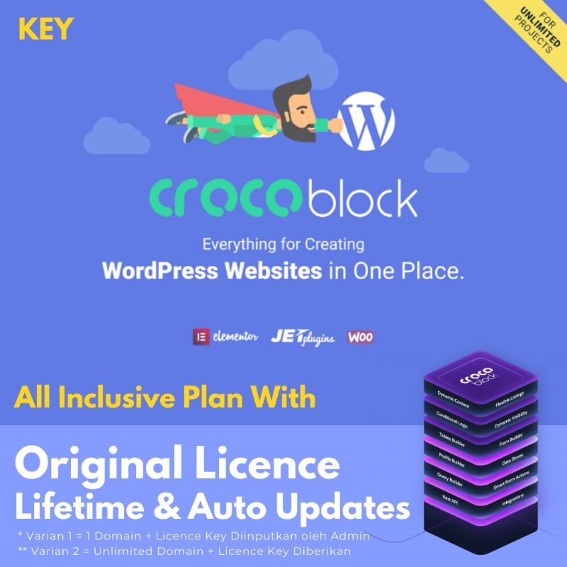 Jual Crocoblock Wordpress Plugin Original Lifetime Auto Update | Shopee Indonesia