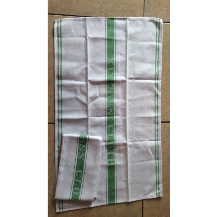 Jual Kitchen Cloth, Glass Cloth, Kitchen Towel 40x70 cm Lap Gelas ...