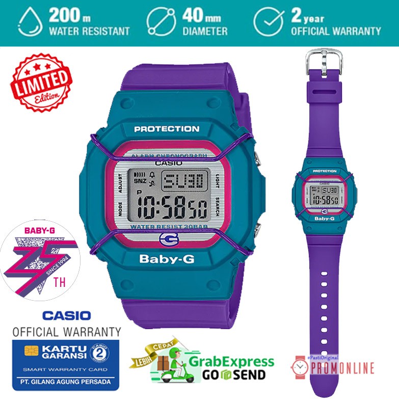 Jual LIMETED Series 25th Baby-G Casio Baby-G BGD-525F-6 DW520 Jam Tangan Wanita Digital Original ...