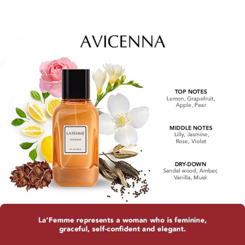 Jual PARFUME AVICENNA WOMAN (NEW) EDP 100 ML | Shopee Indonesia