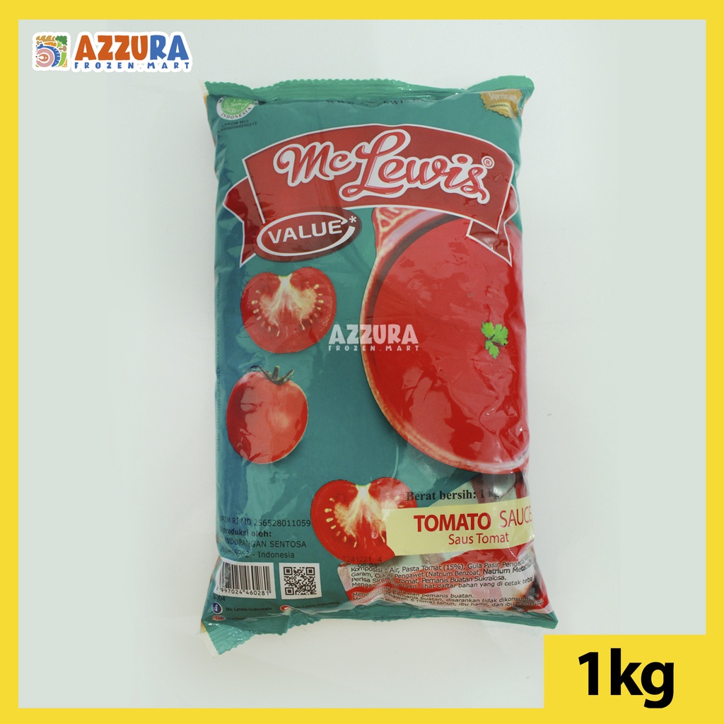 Jual Mc Lewis Tomato Sauce Saus Tomat 1kg | Shopee Indonesia
