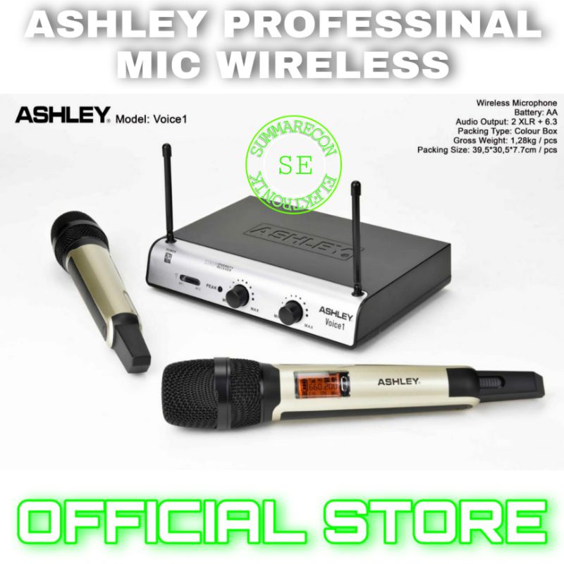 Jual mic wireless ashley original ashley voice 1 | Shopee Indonesia