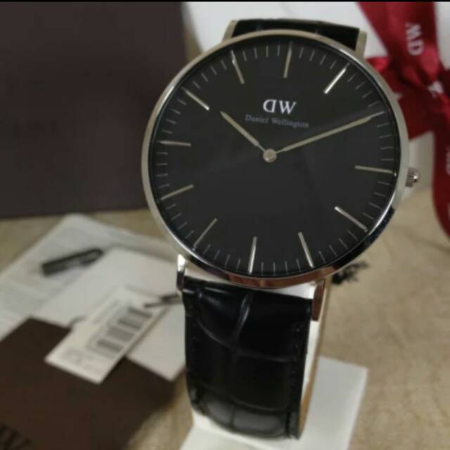 Jual Jam Tangan Branded Daniel Wellington Dw Reading 40mm Silver ...