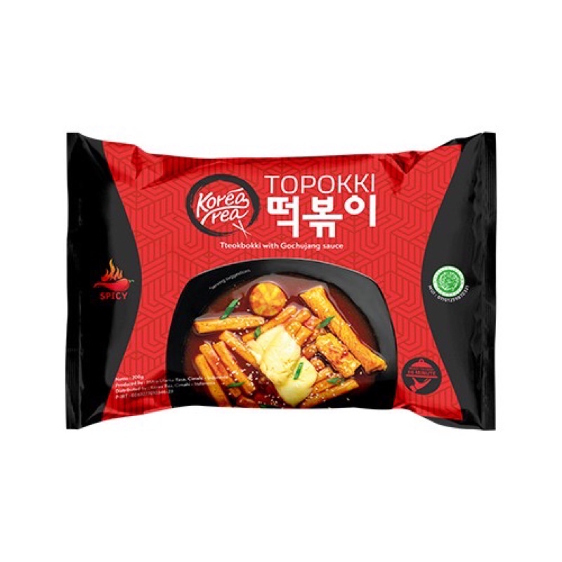 Jual Topokki HALAL by Korearea Toppoki Tteokbokki Instant Tokpoki Pedas ...