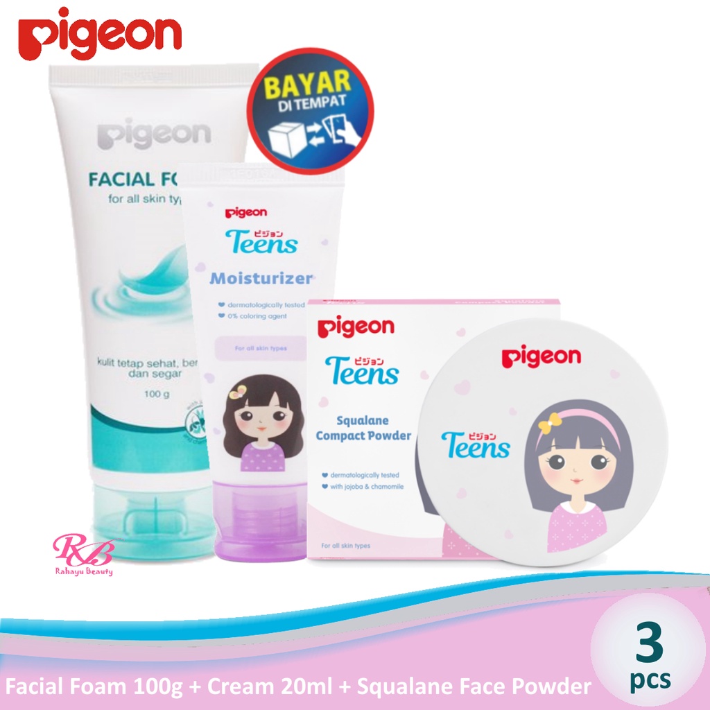 Jual Pigeon Teens Remaja Paket Hemat 3 pcs ( Facial foam 100gr ...