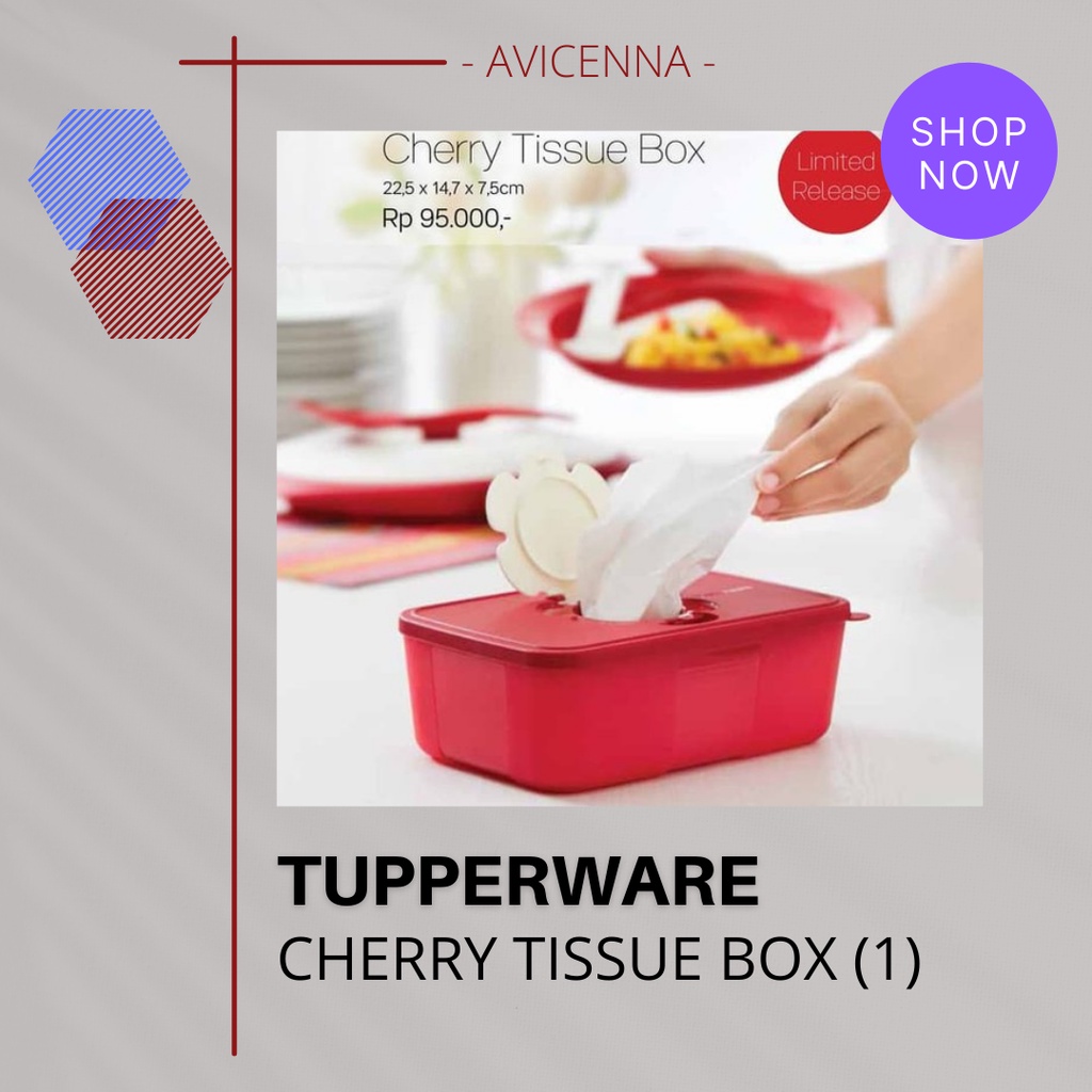 Jual TUPPERWARE TISSUE BOX ORIGINAL KOTAK TISSUE BESAR | Shopee Indonesia