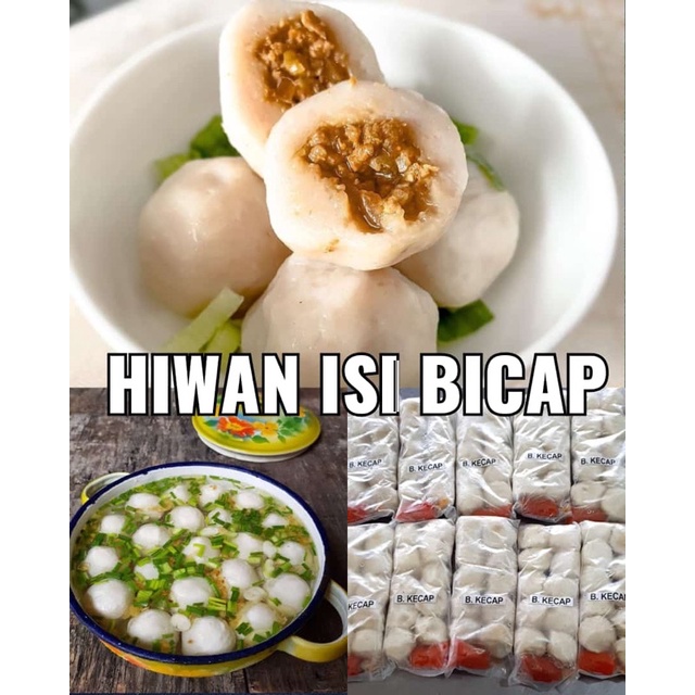 Jual Hiwan isi babi kecap (isi 10) include kuah & sambal | Shopee Indonesia