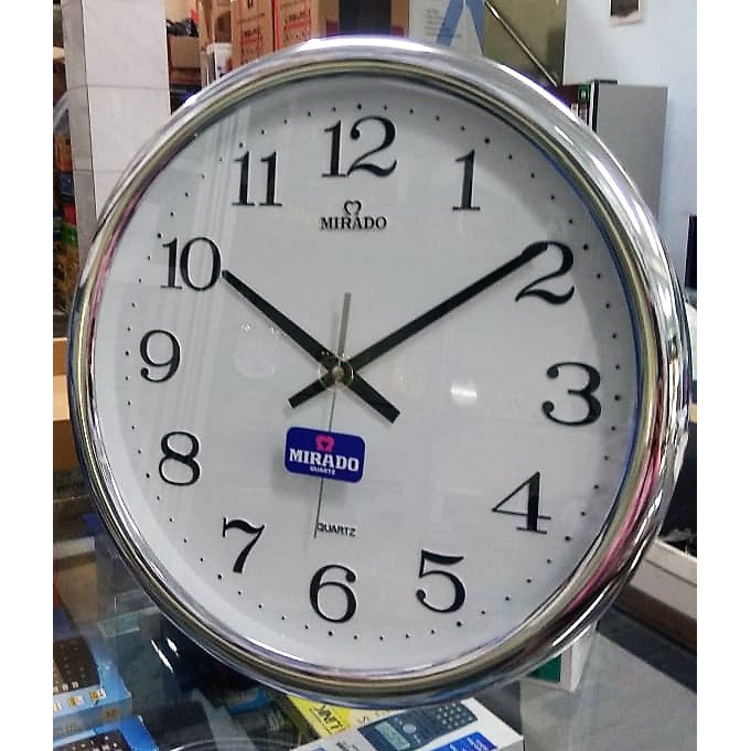 Jual JAM DINDING MIRADO 8505/JAM DINDING MIRADO BULAT STAINLEES/JAM ...