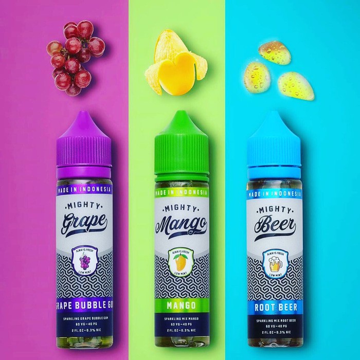 Jual MIGHTY GRAPE & MANGO 60ML 3MG BY JRX BREW PREMIUM E-LIQUID ...