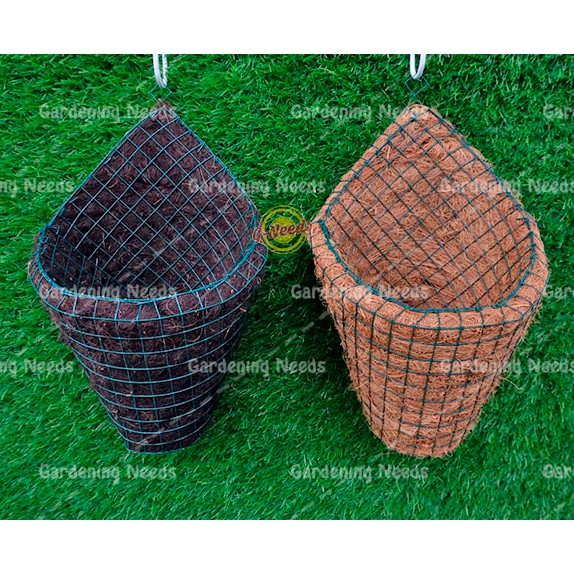 Jual Pot Bunga/Pot Anggrek Serabut Kelapa Ijuk Kerucut 16cm | Shopee ...